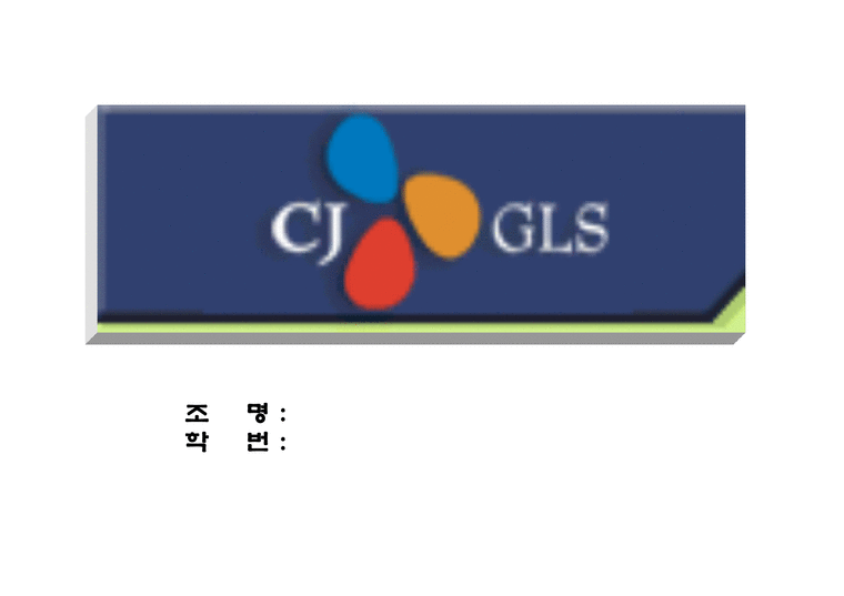 물류서비스 CJ택배(CJGLS)의 기업분석 및 발전방향 - 경제경영