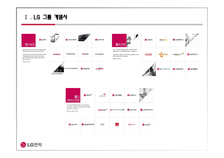 LG전자 소개 ZENITH 소개 LG전자의 ZENITH M&A - 경제경영