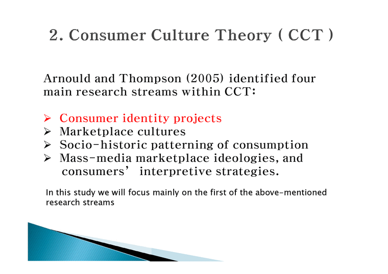 VAT and CCT Viable Systems Approach and Consumer Culture Theory - A ...