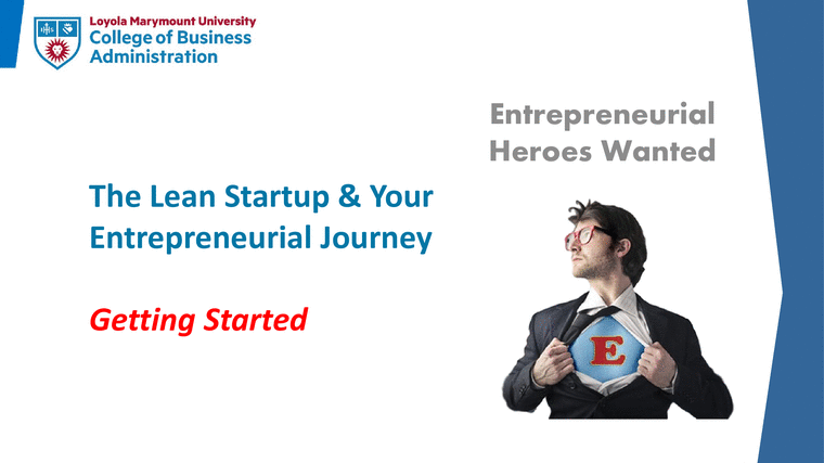 Lecture Note__New Venture Startup_MBA_Alto_04-3 Getting Started and Lean Startup - 경제경영