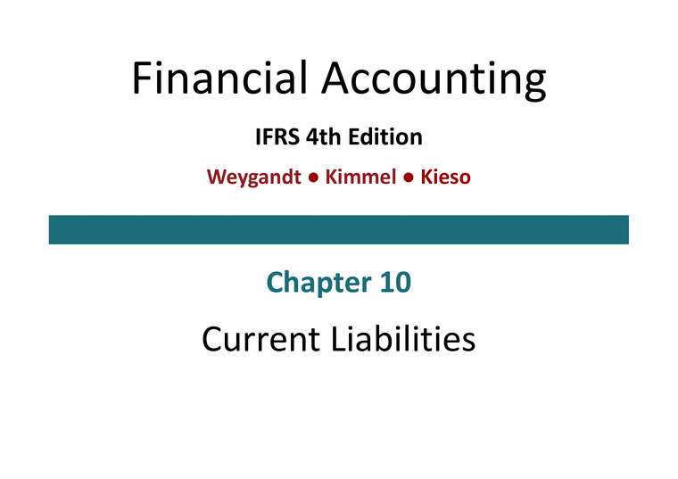 Lecture Note_Alto_MBA_Financial Accounting and Analysis of Financial Statements_Financial ...
