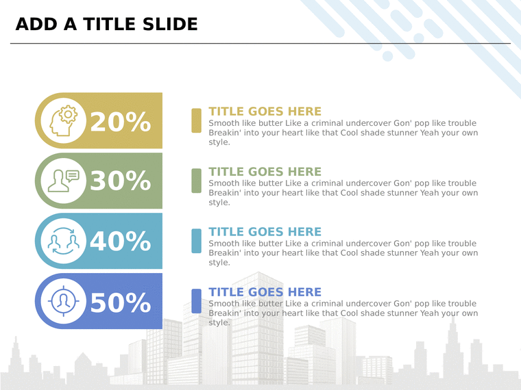 일반형 비지니스 발표 패키지 PPT템플릿 20장 No4 - PPT 일반