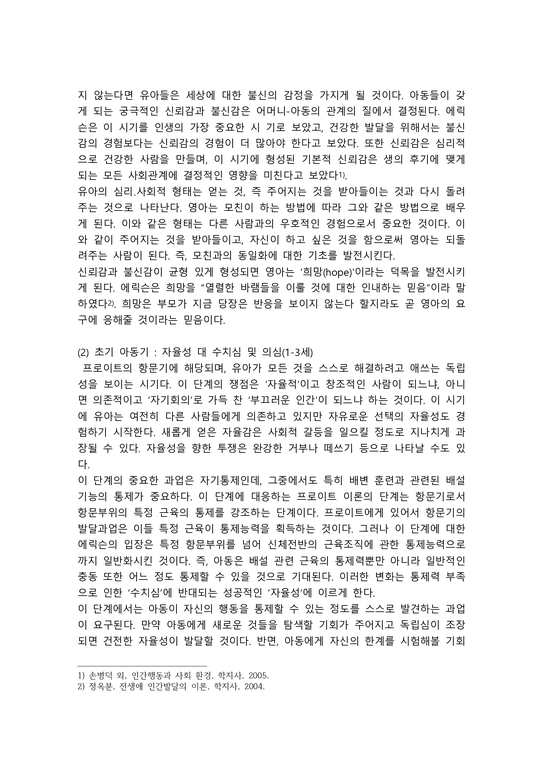 정신건강과간호 2024년 1학기 중간과제물 I 에릭슨의 심리사회적 발달이론 1 각 발달단계의 과제와 갈등 2 자신의 발달단계를 제시한 후 이에 따른 수행해야 할 과제를