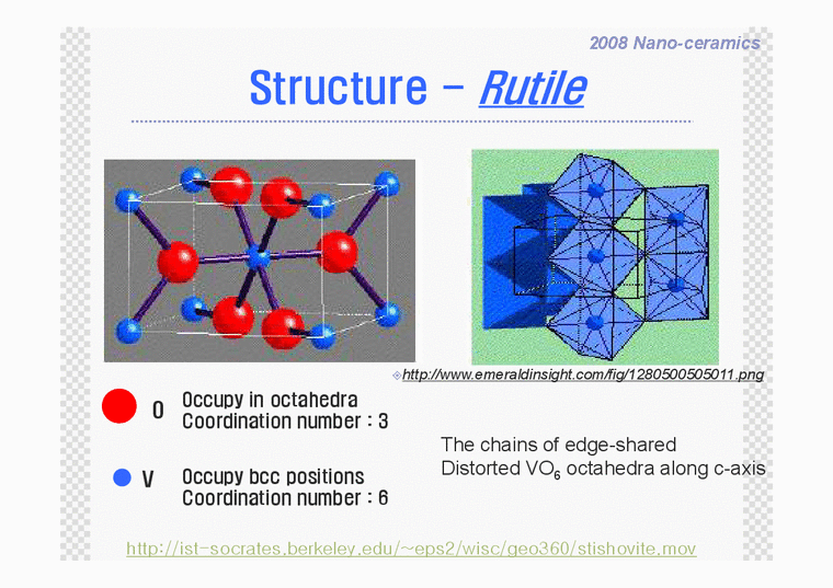 나노세라믹스 VO2(Vanadium dioxide) - 자연/공학