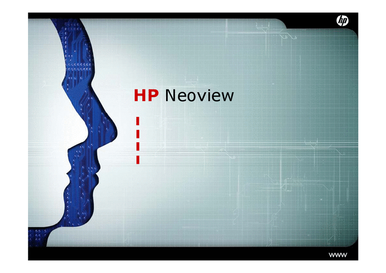 경영정보론 HP Neoview(영문) - 경제경영