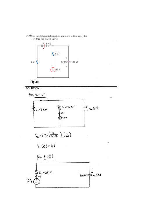 Irwin Basic Engineering Circuit Analysis 9/E ch7 - 자연/공학