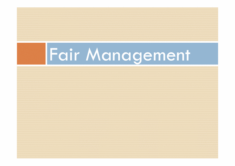 관광이벤트 Fair Management - 경제경영