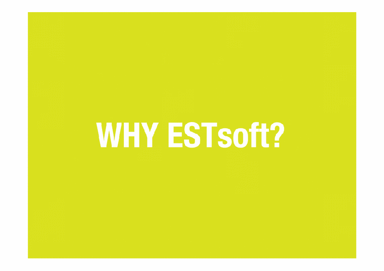 경영학 이스트소프트(EST soft)의 경영전략 - 경제경영