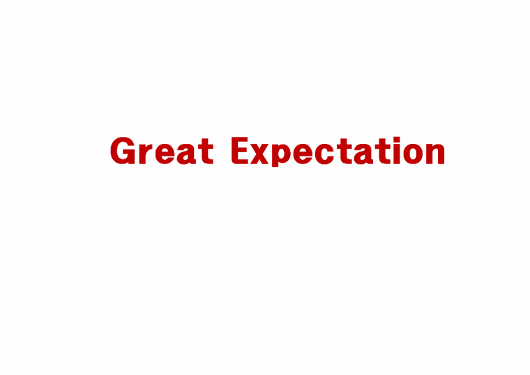 문학과영화 찰스디킨스의 Great Expectation - 인문/교육