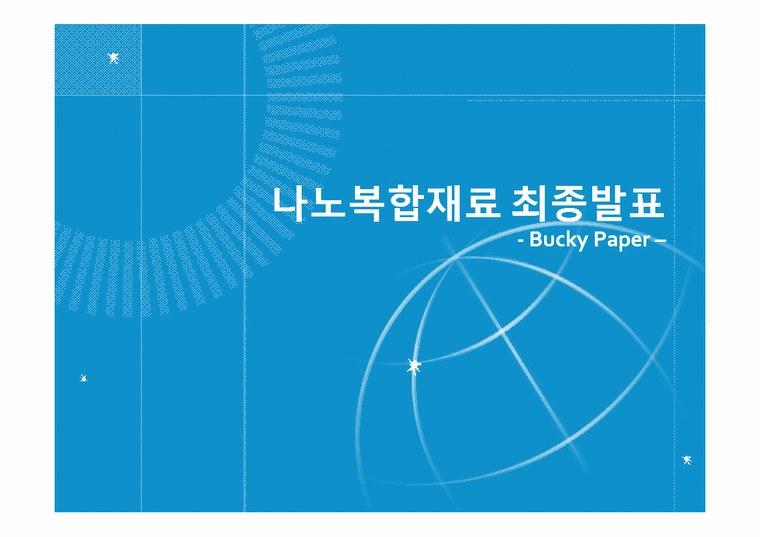 나노복합재료 Bucky Paper(영어) - 자연/공학