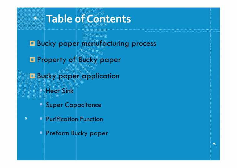 나노복합재료 Bucky Paper(영어) - 자연/공학