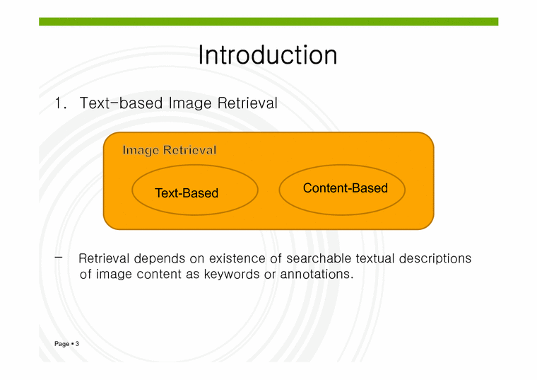 정보검색론 텍스트 기반 이미지 검색(Text-based image retrieval)(영문) - 자연/공학