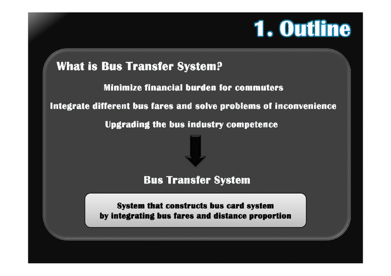 Bus Transfer System 분석(영문) - 자연/공학