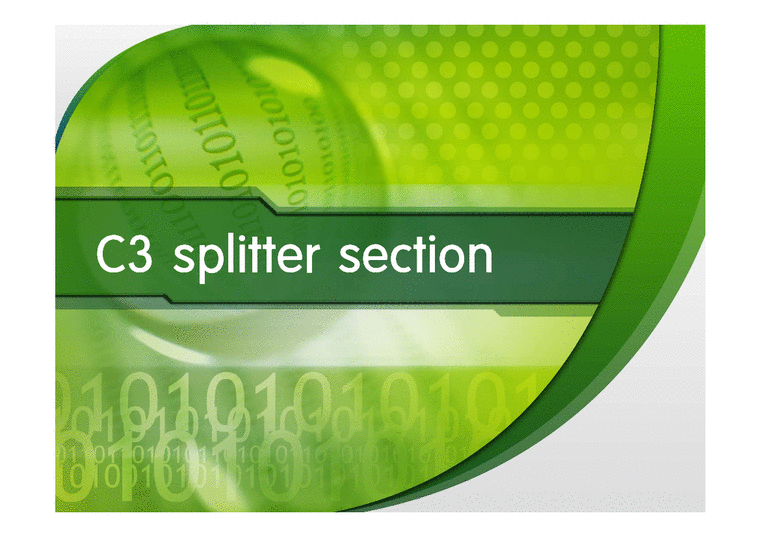 공정설계 C3 splitter section - 자연/공학