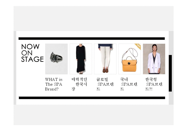 글로벌 spa브랜드와 국내 spa브랜드의 비교 - 경제경영