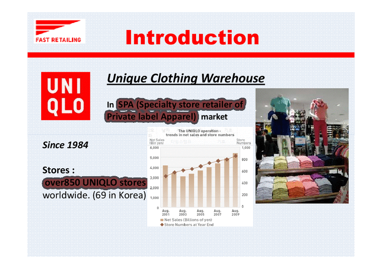 마케팅 유니클로 UNIQLO STP분석(영문) - 경제경영