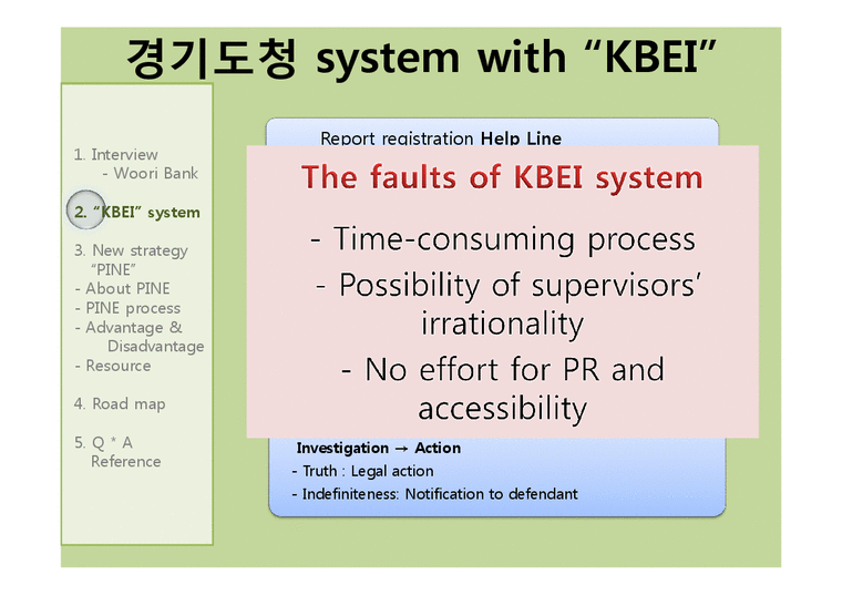 조직론 우리은행의 KBEI 시스템 분석(영문) - 경제경영