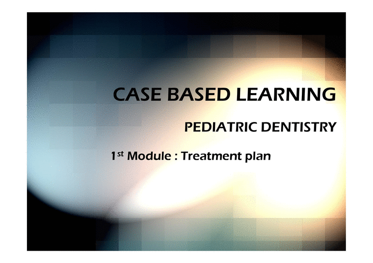 소아치과학 CASE BASED LEARNING - 의약학