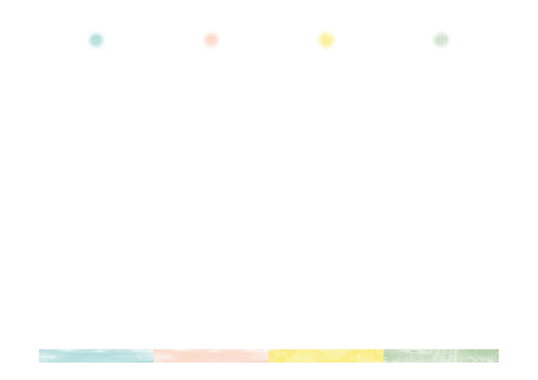 파랑빨강노랑초록 파스텔톤 예쁜 심플한 깔끔한 발표 배경파워포인트 PowerPoint PPT 프레젠테이션 - PPT 일반