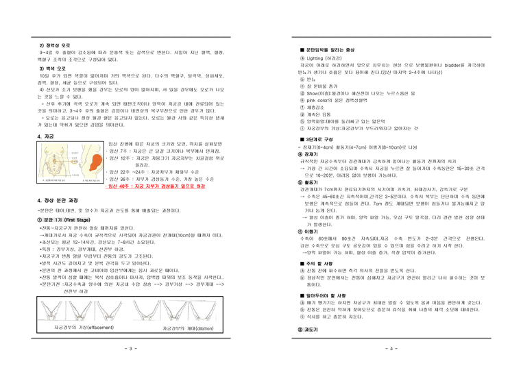 질병고찰 자연분만 NSVD Normal Spontaneous Vaginal Delivery - 의약학