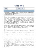 국립정신건강센터 간호직 (간호서기) 자기소개서 직무수행계획서 - 자기소개서