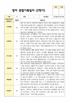 영아관찰일지와 부모상담일지 만2 세 12명 2학기 - 인문/교육