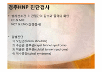 물리치료학 경추HNP(Herniated Nucleus Pulposus) 분석 - 의약학