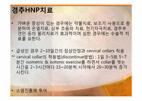 물리치료학 경추HNP(Herniated Nucleus Pulposus) 분석 - 의약학