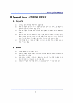 마케팅분석 네이버 싸이월드 Naver Cyworld의 SWOT분석 - 경제경영