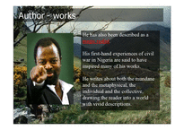 영문학 Ben Okri-In the Shadow of War작품 분석(영문) - 인문/교육