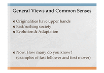 (선발자)First Mover vs(추종자)Fast Follower 전략비교(영문) - 경제경영
