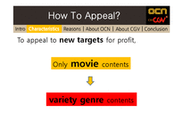 미디어학 영화채널 OCN VS Ch.CGV 비교 분석(영문) - 사회과학