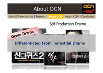 미디어학 영화채널 OCN VS Ch.CGV 비교 분석(영문) - 사회과학