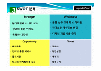 마케팅 현대카드의 SWOT 3C STP 4P 분석 - 경제경영